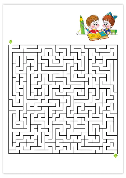 Labyrinthes à imprimer – calendrier.su