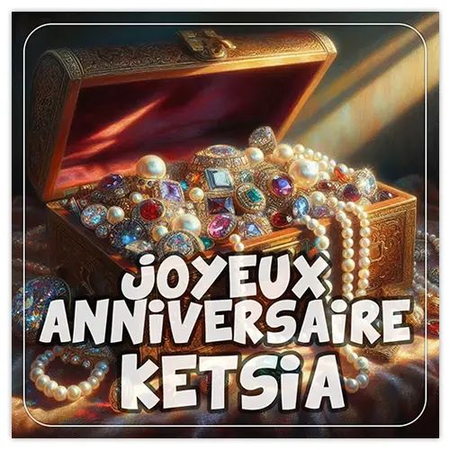Joyeux Anniversaire Ketsia – calendrier.su