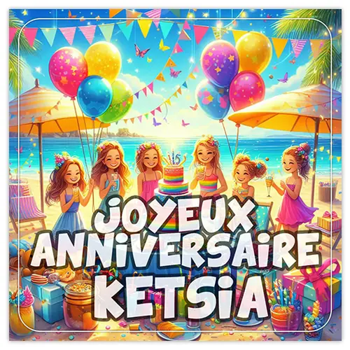 Joyeux Anniversaire Ketsia – calendrier.su