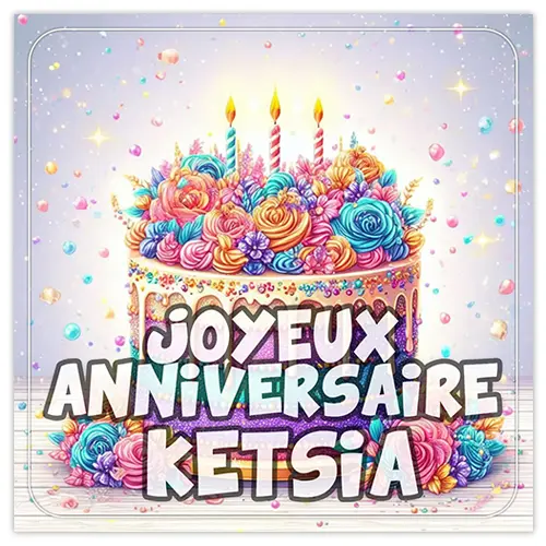 Joyeux Anniversaire Ketsia – calendrier.su