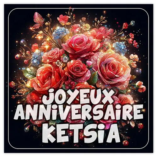 Joyeux Anniversaire Ketsia – calendrier.su