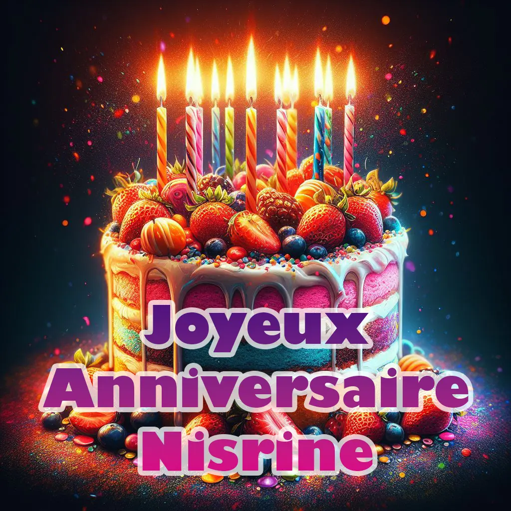 Joyeux Anniversaire Nisrine – calendrier.su