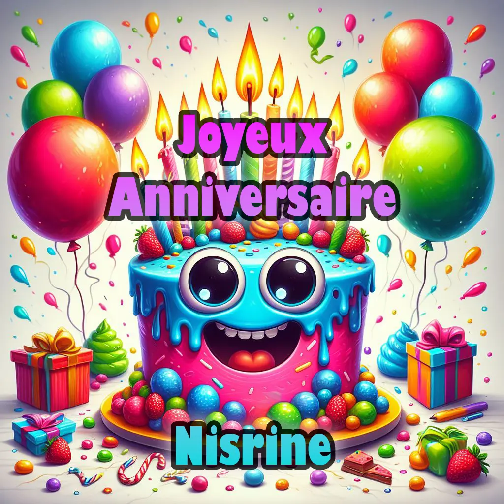 Joyeux Anniversaire Nisrine – calendrier.su